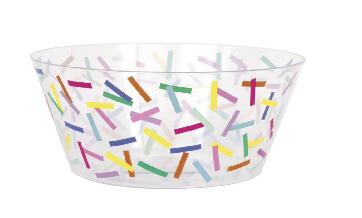 Bol de service réutilisable en plastique Multicolore 25 cm | Party Shop