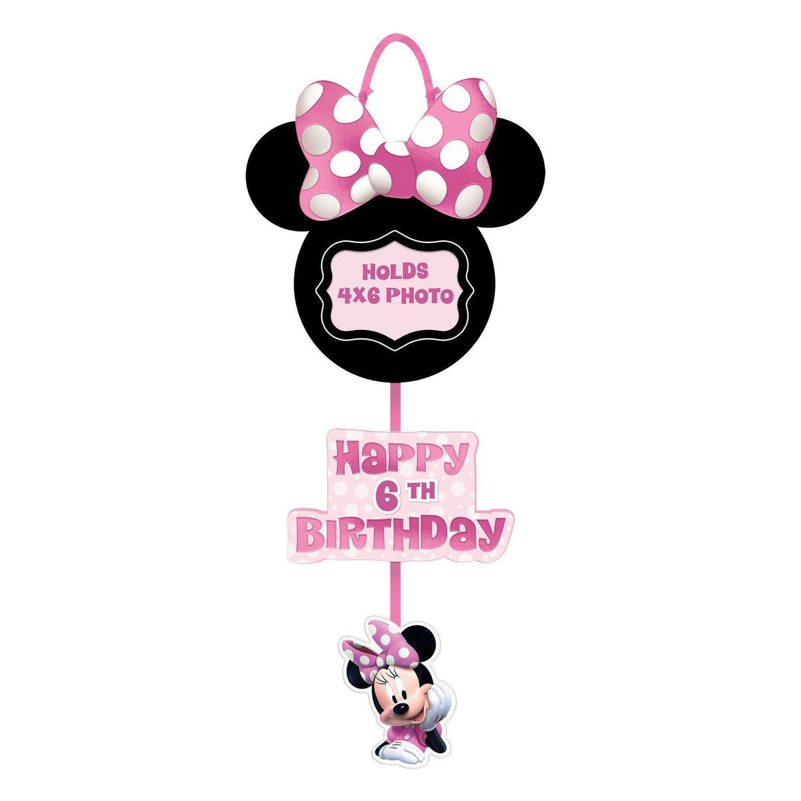 243555 amscan cadre photo personaliser minnie mouse $ 14 . 99 cad frais ...