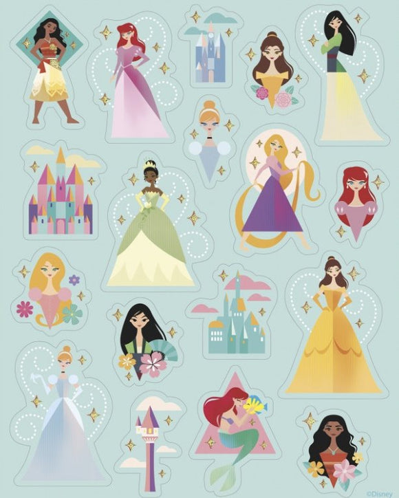 Autocollants (4 Feuilles) - Princesse Disney